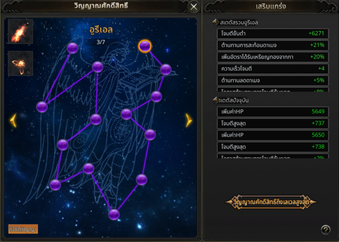 Character Evolution Systems: Rebirth 5 Holy Soul - MU New Dawn